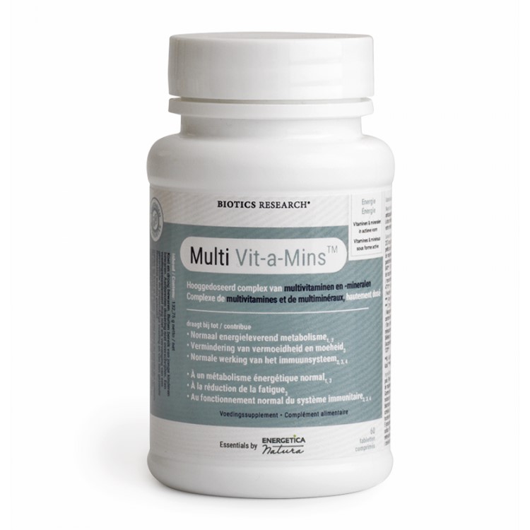 Biotics – Multi-Vit-a-Mins (60 tabletten) – shop.pro10.be