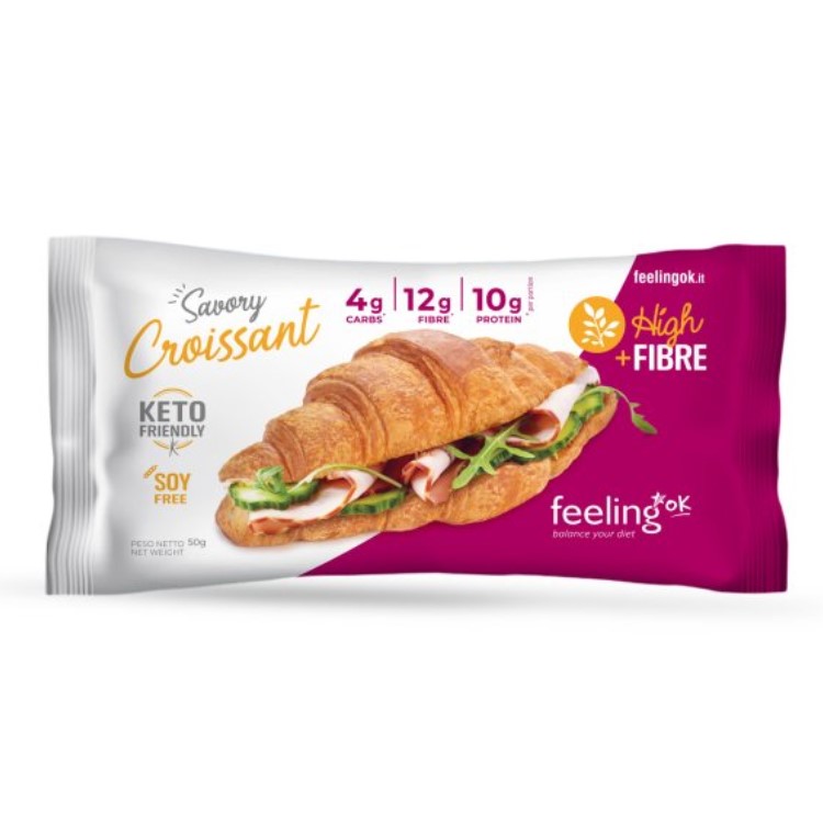 Savoury/Salty Croissant +Fibre (50 g) Feeling OK – shop.pro10.be